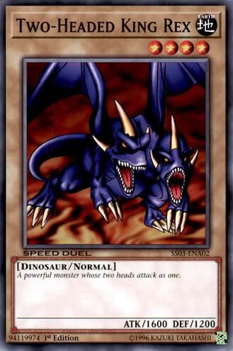 Two-Headed King Rex - Speed Duel Decks: Ultimate Predators - YuGiOh ...