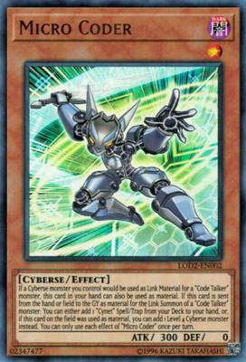 Micro Coder - Yu-Gi-Oh! Video Game Promotional Cards - YuGiOh ...