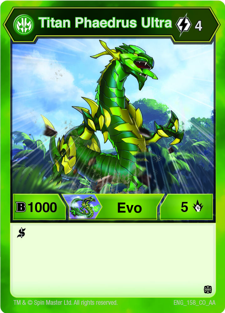 Titan Phaedrus Ultra (158) - Age of Aurelus - Bakugan TCG - TCGplayer.com