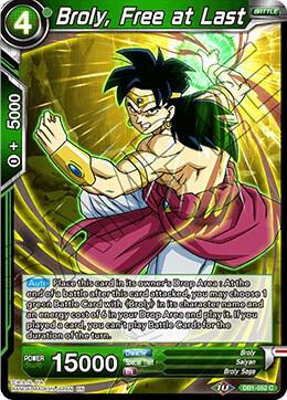 Broly, the Tamed Beast - Battle Evolution Booster - Dragon Ball Super ...