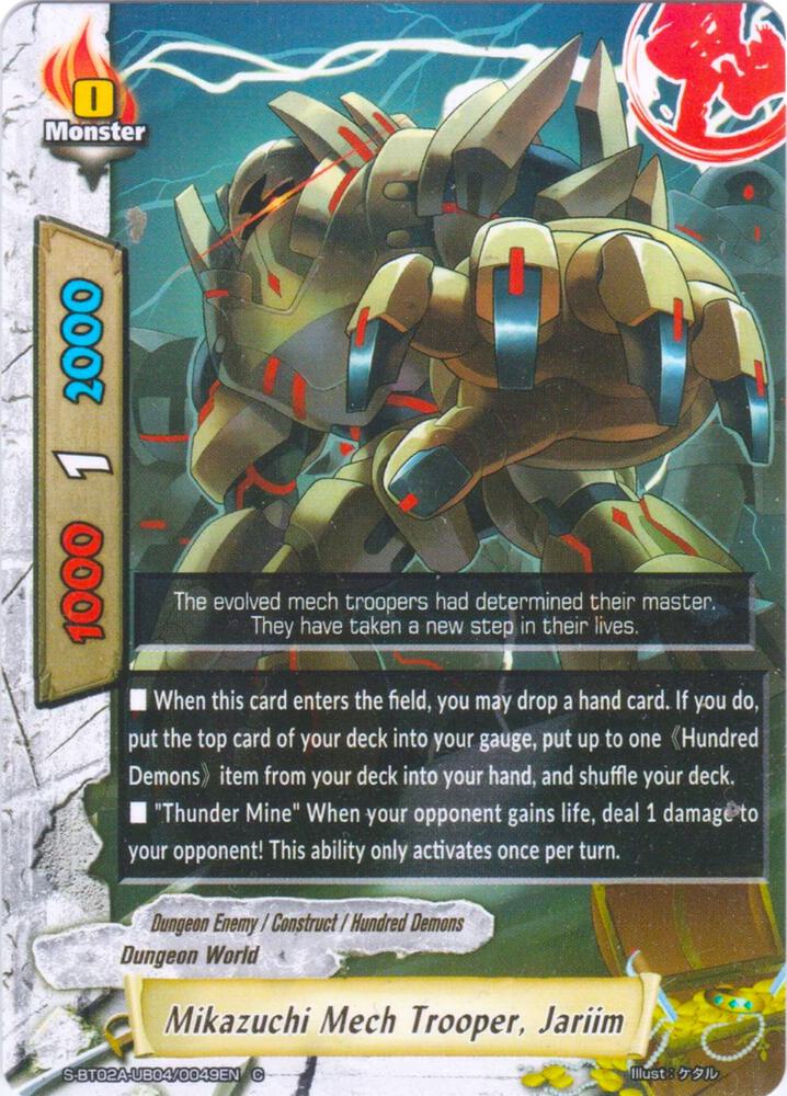 Mikazuchi Mech Trooper, Jariim - Blazing Overclash - Future Card ...