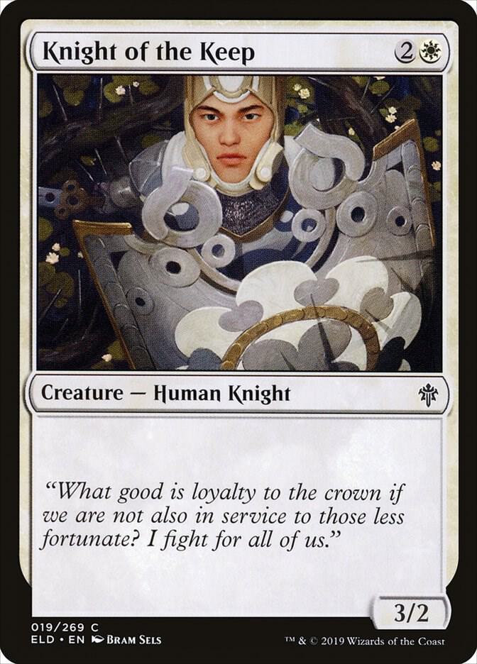 Knight of the Keep - Throne of Eldraine - Magic: The Gathering ...