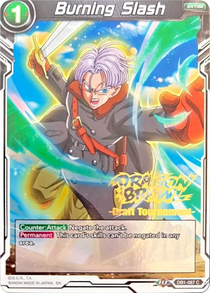 Burning Slash (Dragon Brawl Draft Tournament Gold Stamped) - Promotion ...