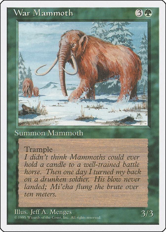 War Mammoth - Fourth Edition - Magic: The Gathering - TCGplayer.com