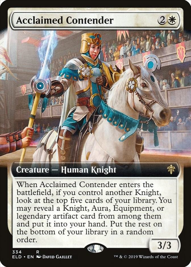 Acclaimed Contender (Extended Art) - Throne of Eldraine - Magic: The ...