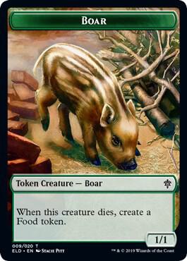 Boar Token - Throne of Eldraine - Magic: The Gathering - TCGplayer.com