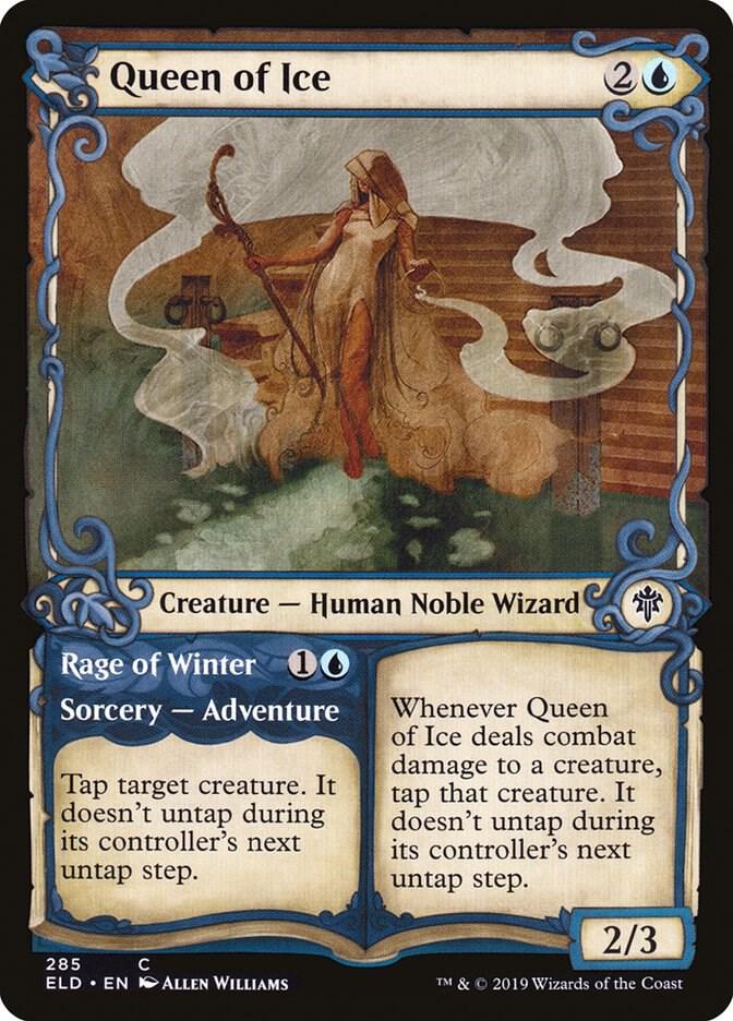 Queen of Ice (Showcase) - Throne of Eldraine - Magic: The Gathering ...