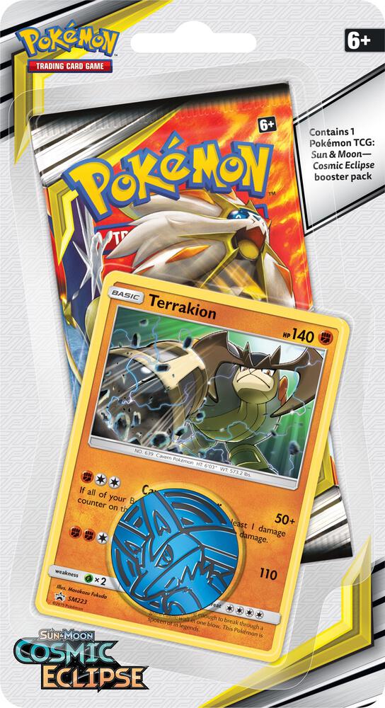 Cosmic Eclipse Single Pack Blister [Terrakion] - SM - Cosmic Eclipse ...