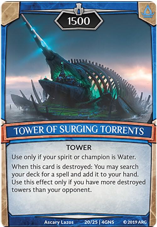 Tower of Surging Torrents - Expansion Pack 2: Genesis - Argent Saga TCG
