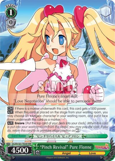 "Pinch Revival" Pure Flonne (RRR) - Disgaea - Weiss Schwarz - TCGplayer.com