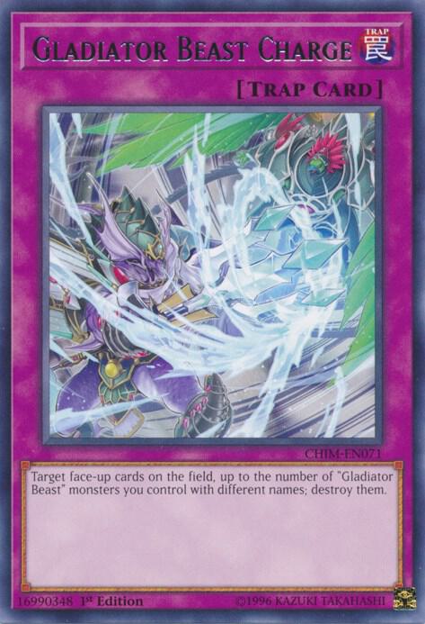 Gladiator Beast Charge - Chaos Impact - YuGiOh