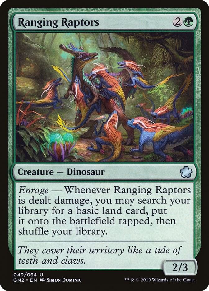 Ranging Raptors - Magic Game Night 2019 - Magic: The Gathering ...