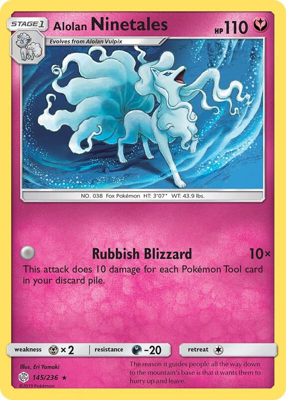 Alolan Ninetales - SM - Burning Shadows - Pokemon