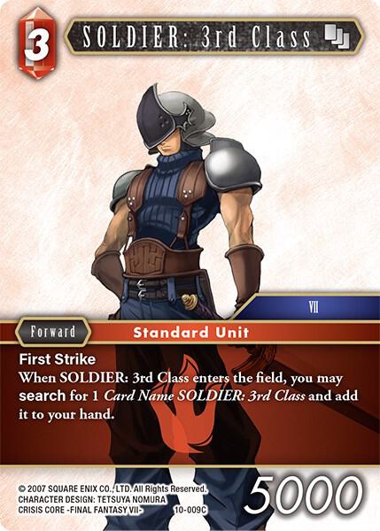 SOLDIER: 3rd Class - Opus X - Final Fantasy TCG - TCGplayer.com