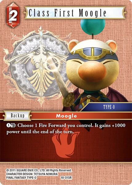 Class First Moogle - Opus X - Final Fantasy TCG