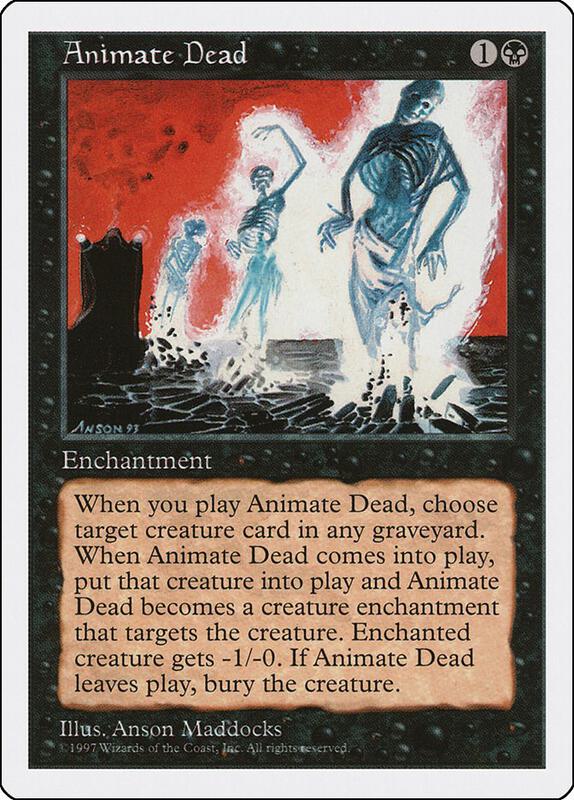Animate Dead - Fifth Edition - Magic: The Gathering - TCGplayer.com