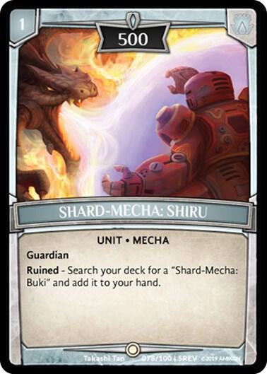 Shard-Mecha: Shiru - Revelations - Argent Saga TCG