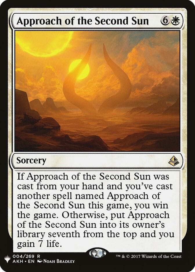 Approach of the Second Sun - The List Reprints - Magic: The Gathering ...