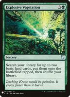 Explosive Vegetation - The List Reprints - Magic: The Gathering ...