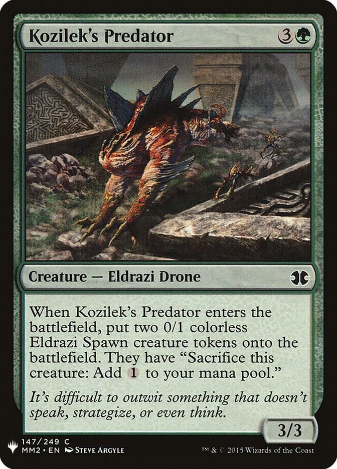 Kozilek's Predator - The List Reprints - Magic: The Gathering ...