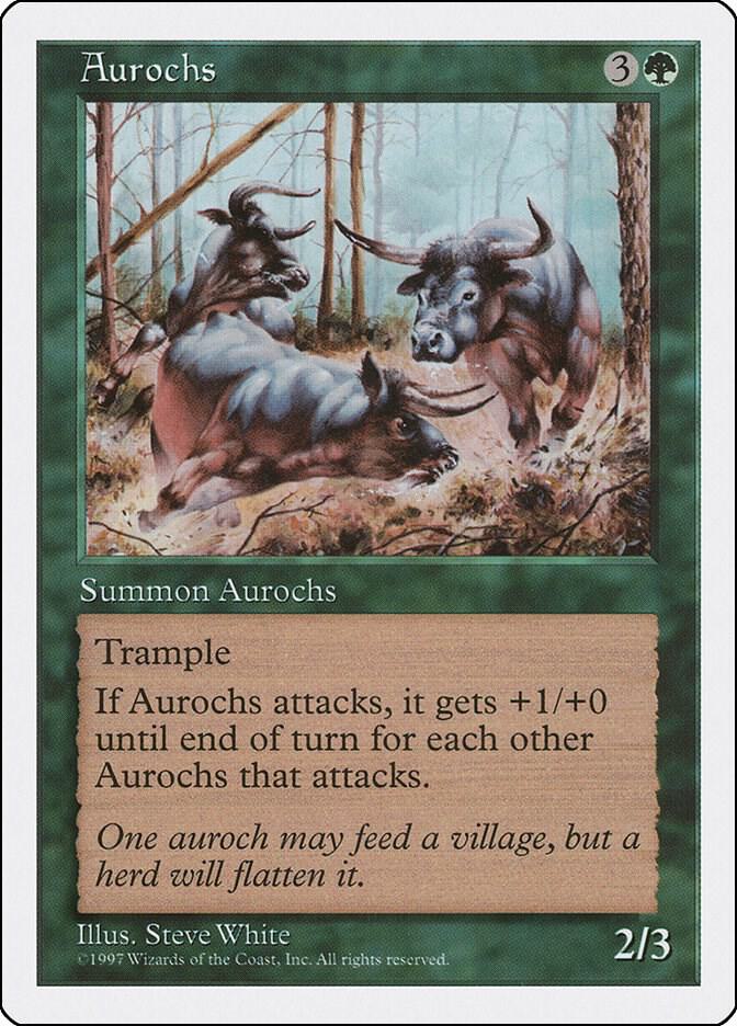 Aurochs - Fifth Edition - Magic: The Gathering - TCGplayer.com