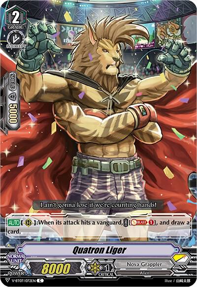 Quatron Liger - V-BT07: Infinideity Cradle - Cardfight Vanguard