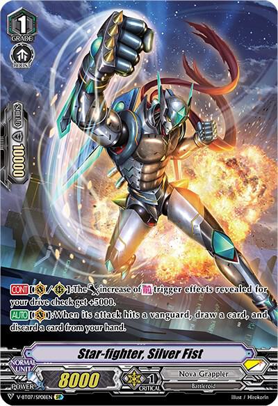 Star-fighter, Silver Fist (SP) - V-BT07: Infinideity Cradle - Cardfight Vanguard