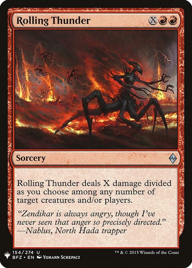 Rolling Thunder - The List Reprints - Magic: The Gathering - TCGplayer.com