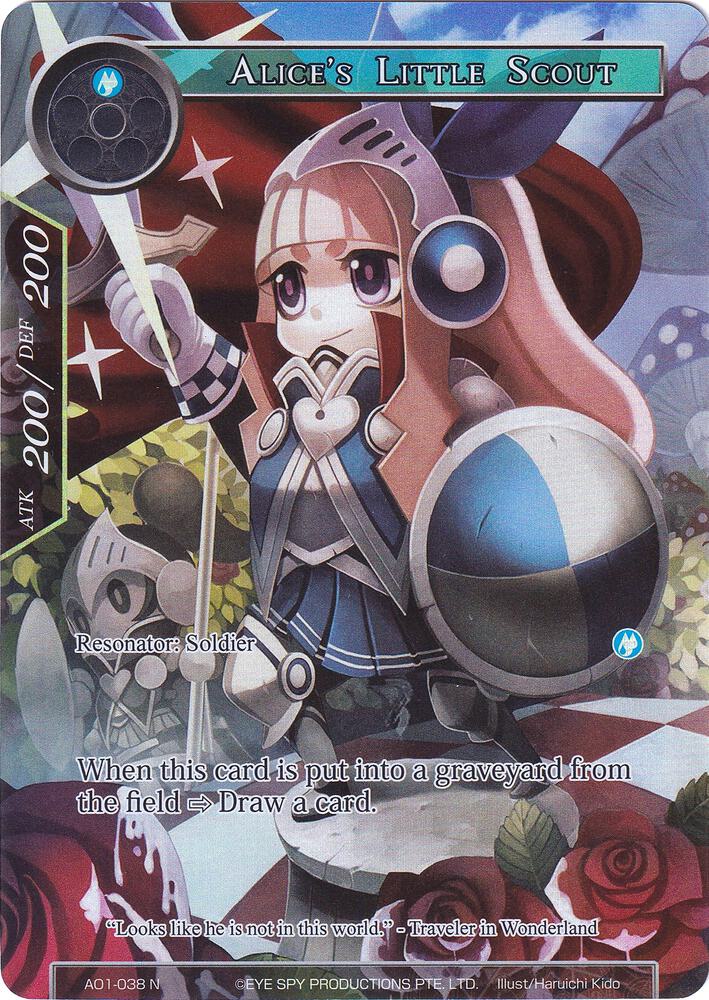 Alice's Little Scout (Full Art) - Alice Origin - Force of Will