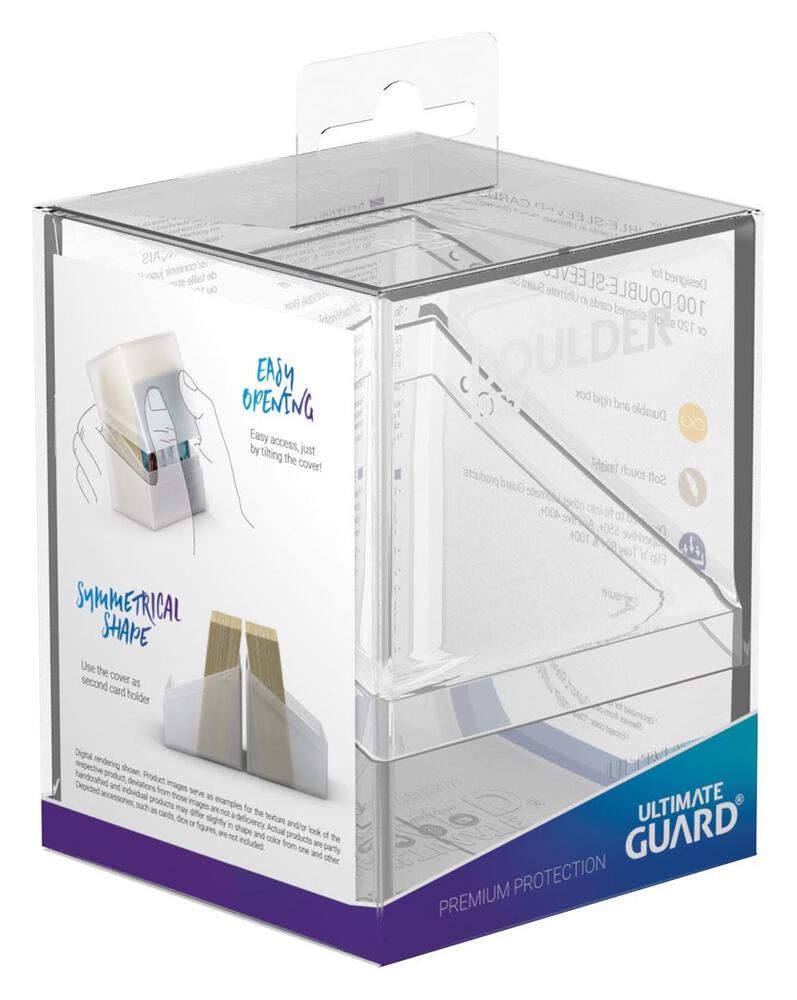 Boulder Deck Case - Clear (Holds 100+) - Ultimate Guard Deck Boxes ...