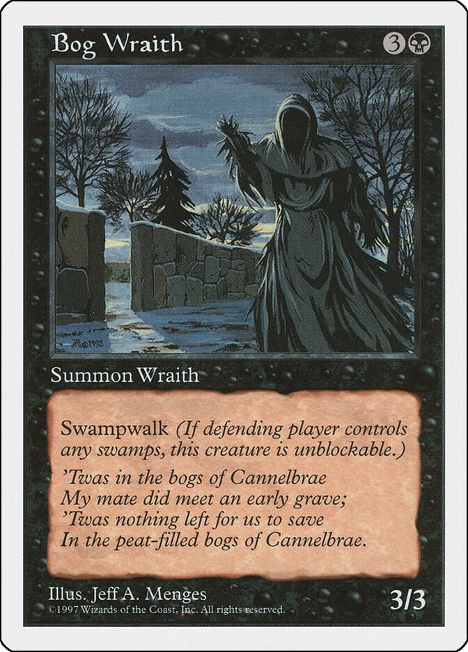 Bog Wraith - Fifth Edition - Magic: The Gathering - TCGplayer.com