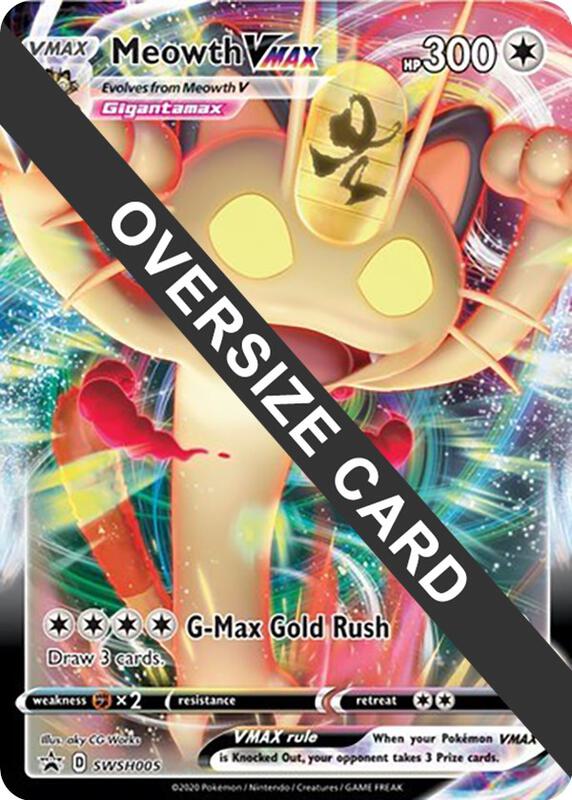 Meowth VMAX - SWSH005 - Jumbo Cards - Pokemon - TCGplayer.com