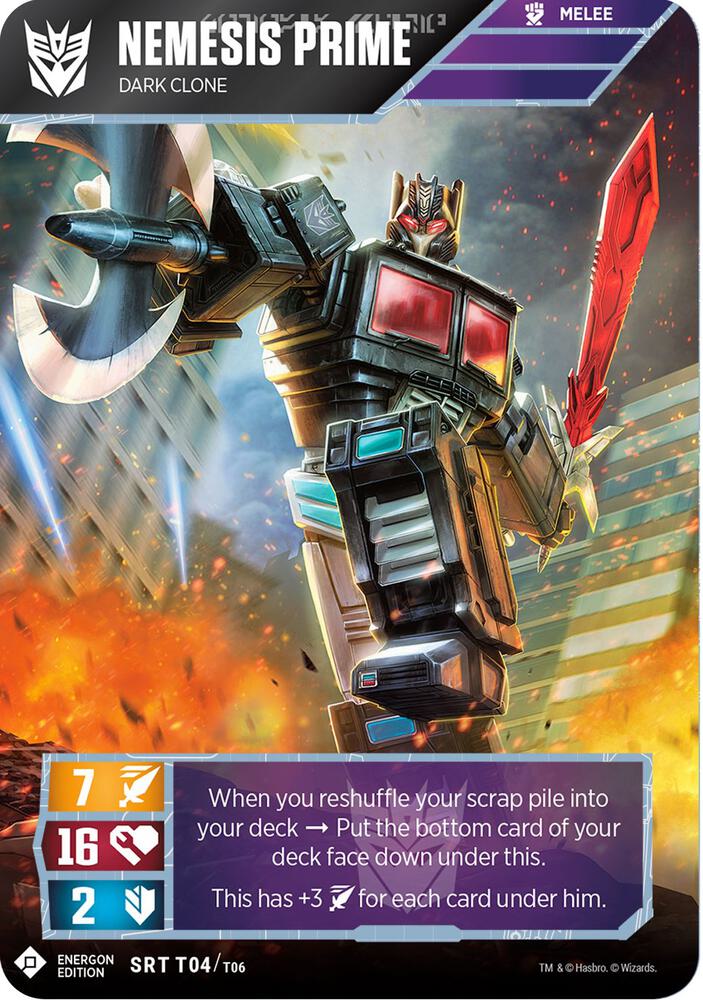 Nemesis Prime - Dark Clone (Energon Edition) - Wave 1 - Transformers ...