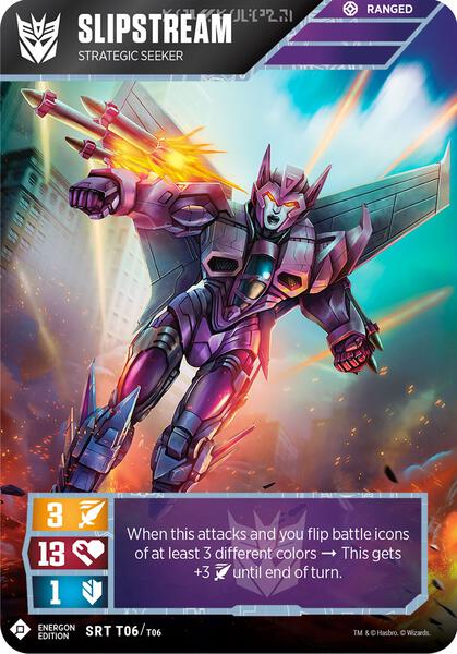 Slipstream - Strategic Seeker (Energon Edition) - Wave 1 - Transformers TCG