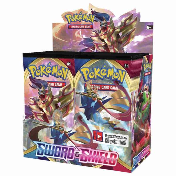 Sword & Shield Booster Box - SWSH01: Sword & Shield Base Set - Pokemon ...