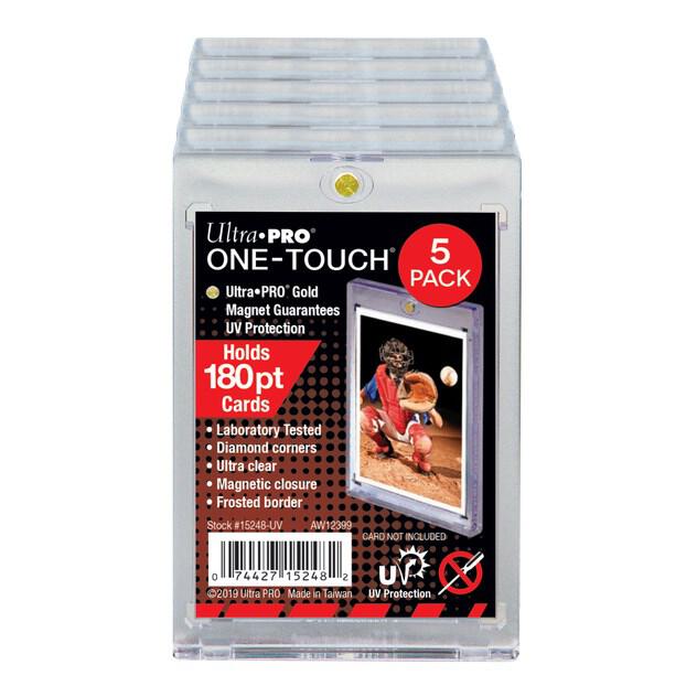 180PT UV One-Touch Magnetic closure (5-Pack) - Ultra Pro Toploaders ...