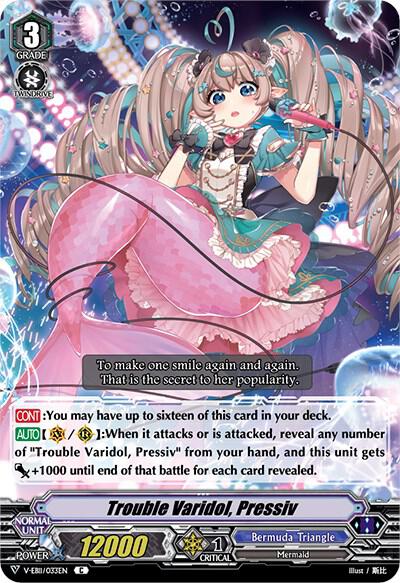 Trouble Varidol, Pressiv - V-EB11: Crystal Melody - Cardfight Vanguard ...