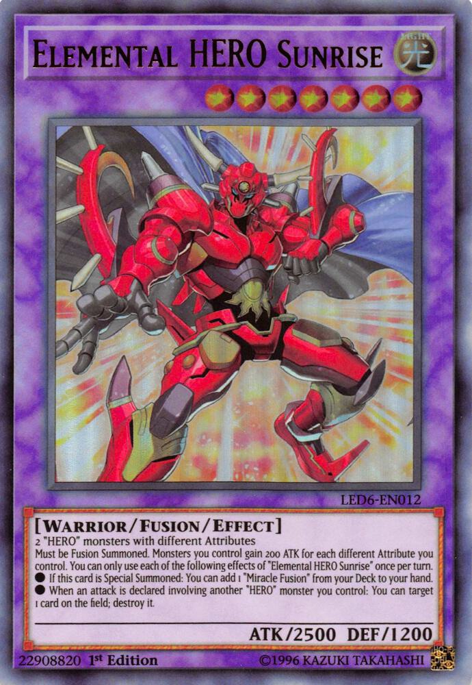 Elemental HERO Sunrise - Legendary Duelists: Magical Hero - YuGiOh ...