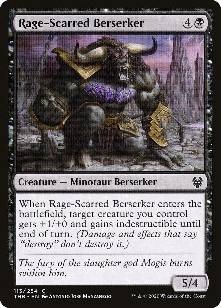Rage-Scarred Berserker - Theros Beyond Death - Magic: The Gathering ...