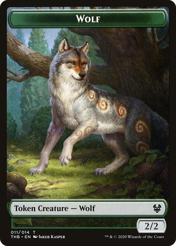 Wolf Token - Theros Beyond Death - Magic: The Gathering - TCGplayer.com