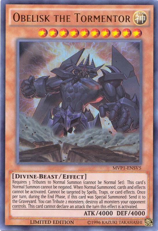 Obelisk the Tormentor - Shonen Jump Magazine Promos - YuGiOh ...