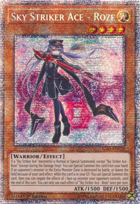 Sky Striker Ace - Roze (Starlight Rare) - Ignition Assault - YuGiOh ...