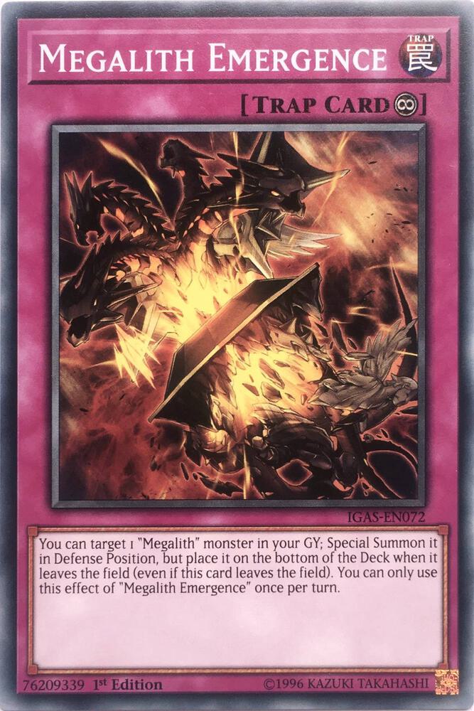 Megalith Emergence - Ignition Assault - YuGiOh - TCGplayer.com