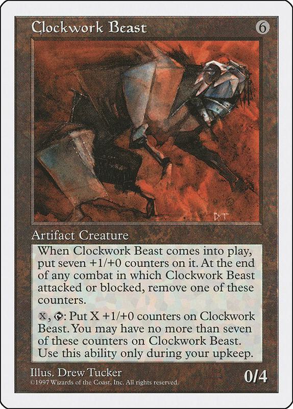 Clockwork Beast - Fifth Edition - Magic: The Gathering - TCGplayer.com