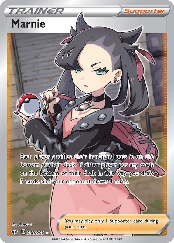 Marnie Full Art Swsh01 Sword And Shield Base Set Pokemon