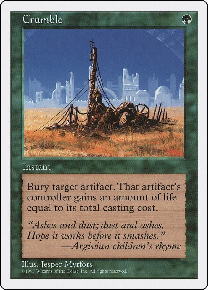 Crumble - Fifth Edition - Magic: The Gathering - TCGplayer.com