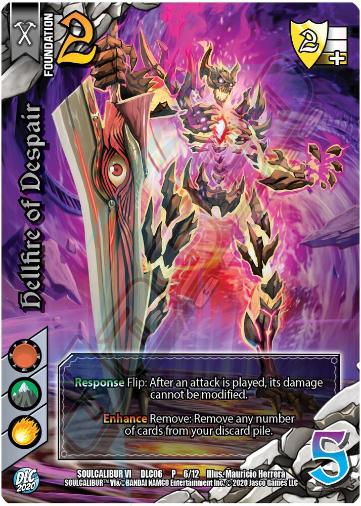Hellfire of Despair - Soul Calibur VI DLC - UniVersus - TCGplayer.com