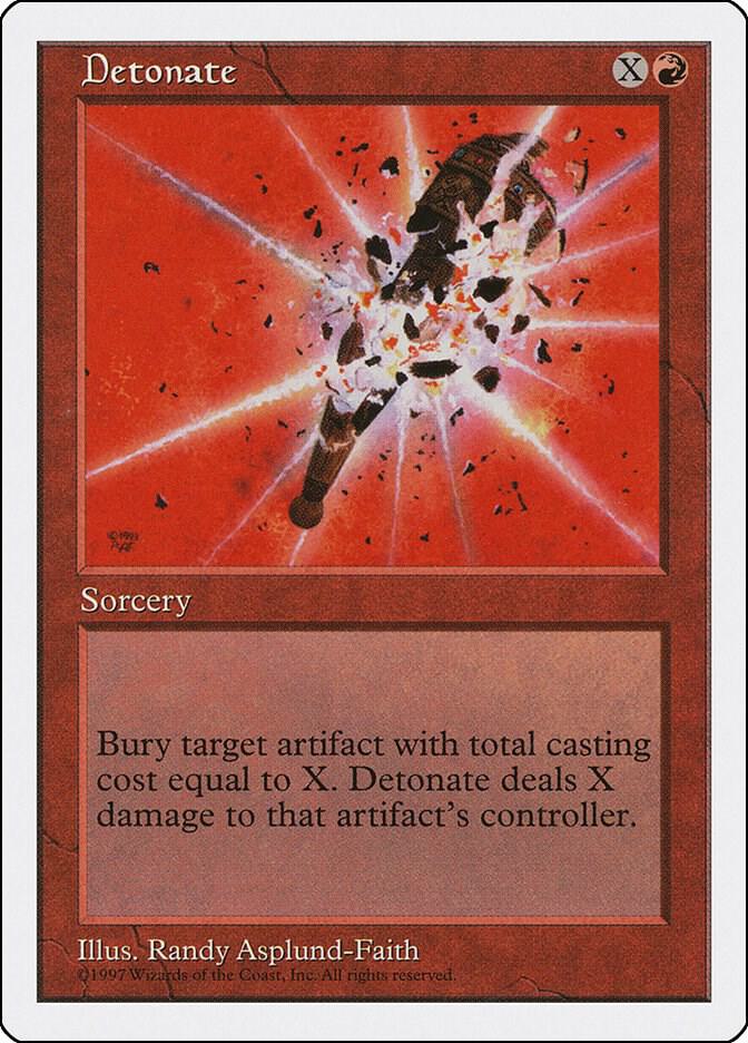 Detonate - Fifth Edition - Magic: The Gathering - TCGplayer.com