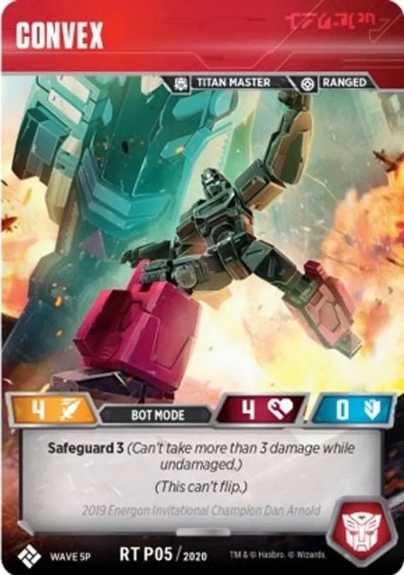 Convex (2019 Energon Invitational Champion Promo) - Titan Masters Attack - Transformers TCG