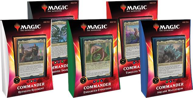 Commander 2020 - Set of 5 - Commander 2020 - Magic: The Gathering ...